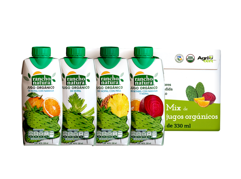 Caja de 12 jugos Mixtos | Rancho Natura